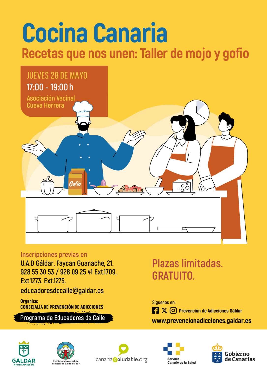 ‘Educadores de Calle’ organiza un taller de cocina canaria centrado en ...
