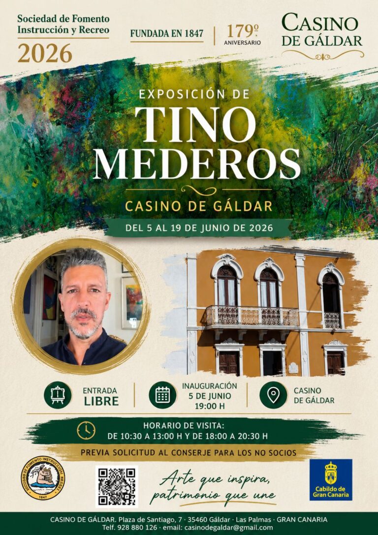 El Casino de Gáldar inaugura una gran exposición del artista canario ...